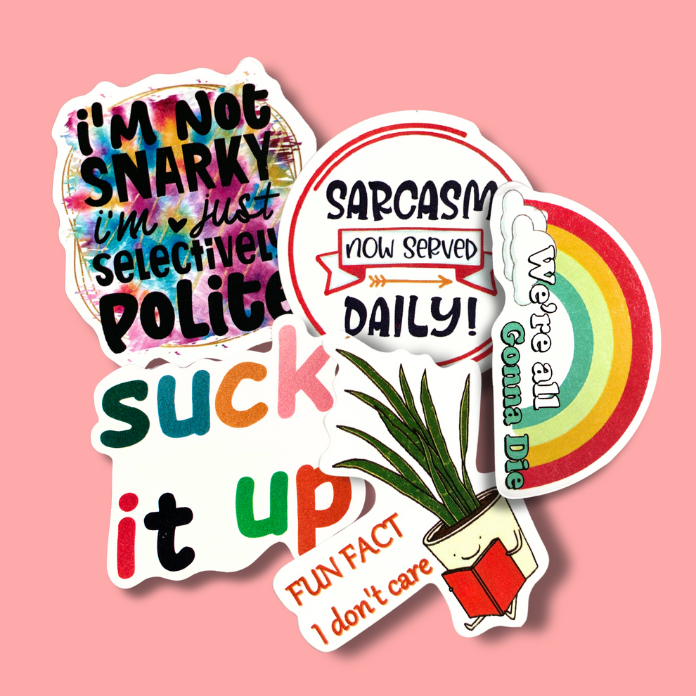 Sassy Slaps - 5 Sticker Packs – Sticker Saga